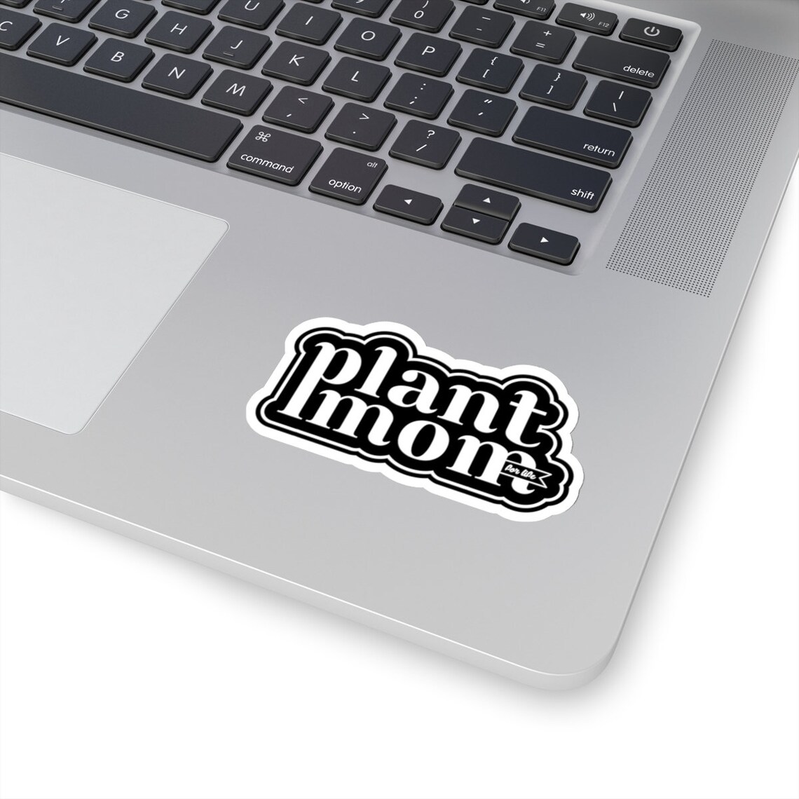 PLANT MOM Vinyl Decal Plant Mom Sticker Black & White Plant Sticker ...