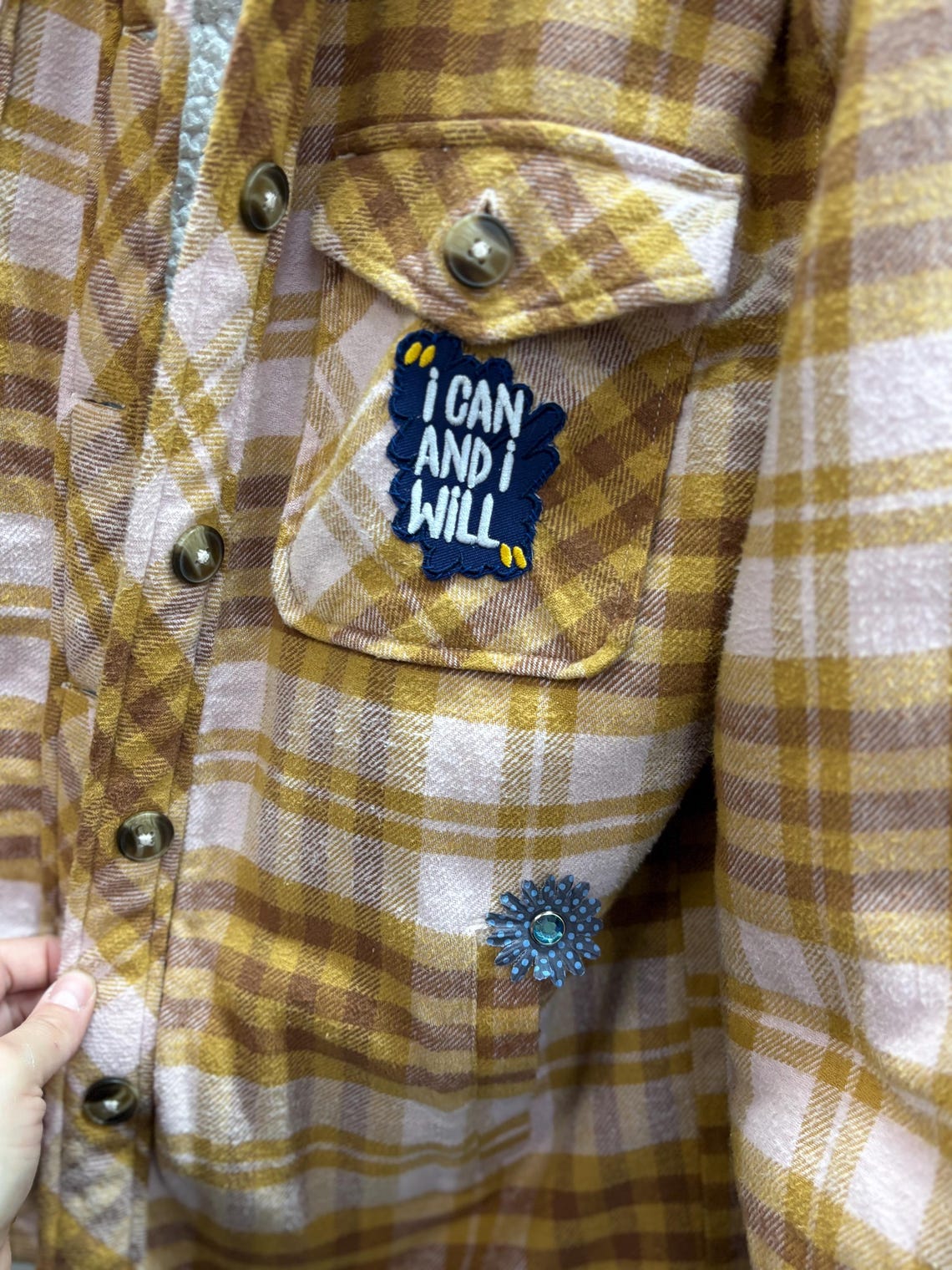 Upcycled Evil Eye Flannel Jacket – Hand-sewn Boho Patchwork - Etsy
