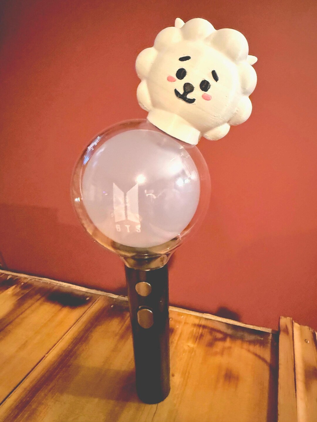 BT21 RJ Army Bomb Topper - Etsy