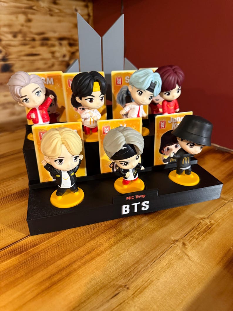 BTS Tinytan Mcdonalds MIC DROP Display Stand - Etsy