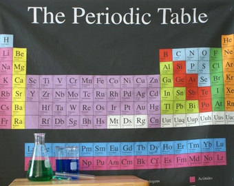 Periodic Table Chemistry Science Cotton Fabric (1 Yard Panel) - Etsy
