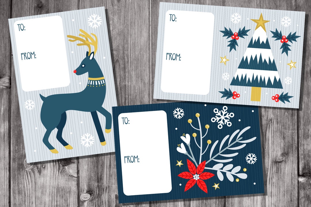 INSTANT DOWNLOAD: Nordic Reindeer Winter Printable Christmas Holiday ...