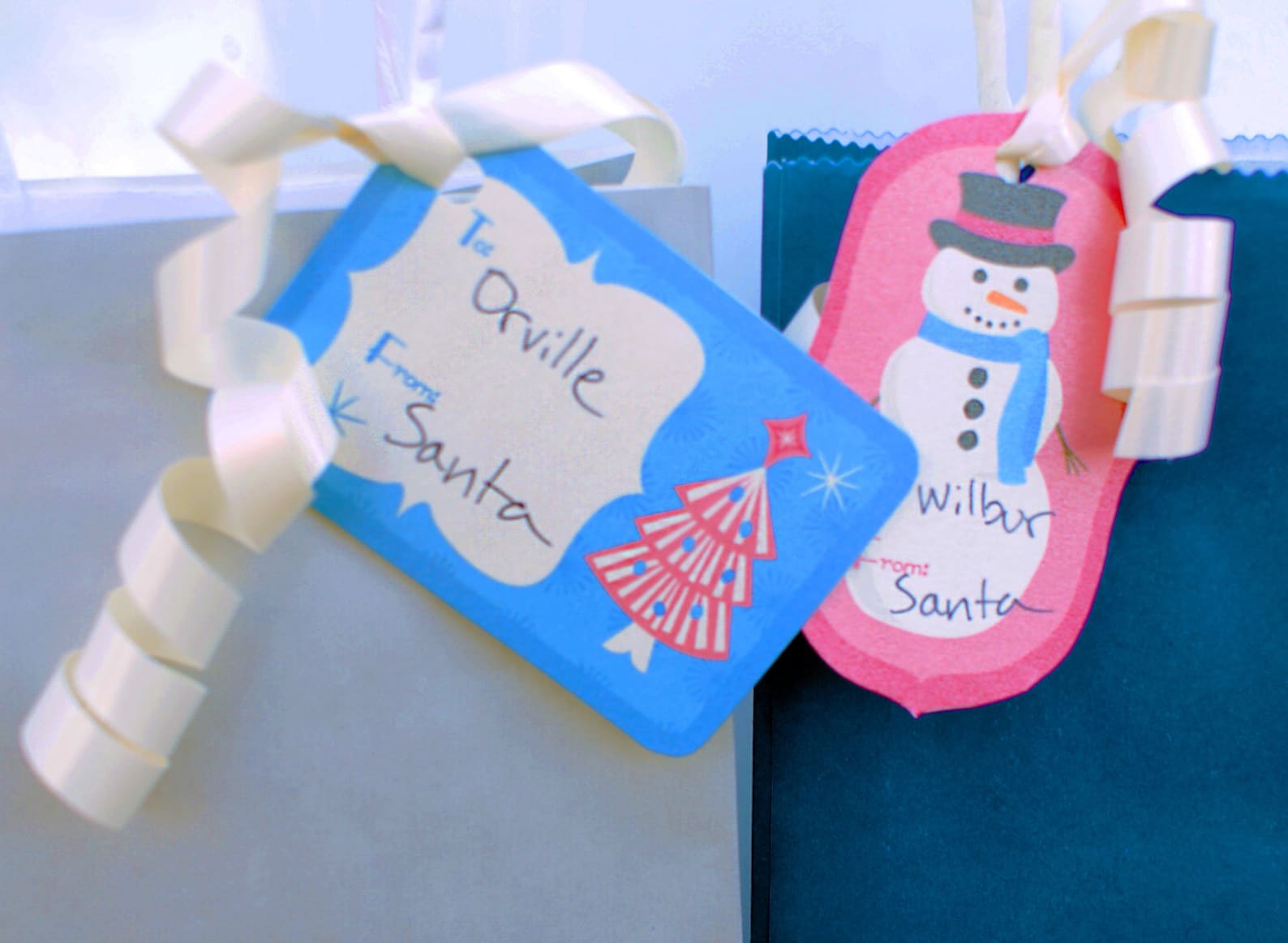 INSTANT DOWNLOAD: Printable Christmas and Holiday Gift Label Tags ...