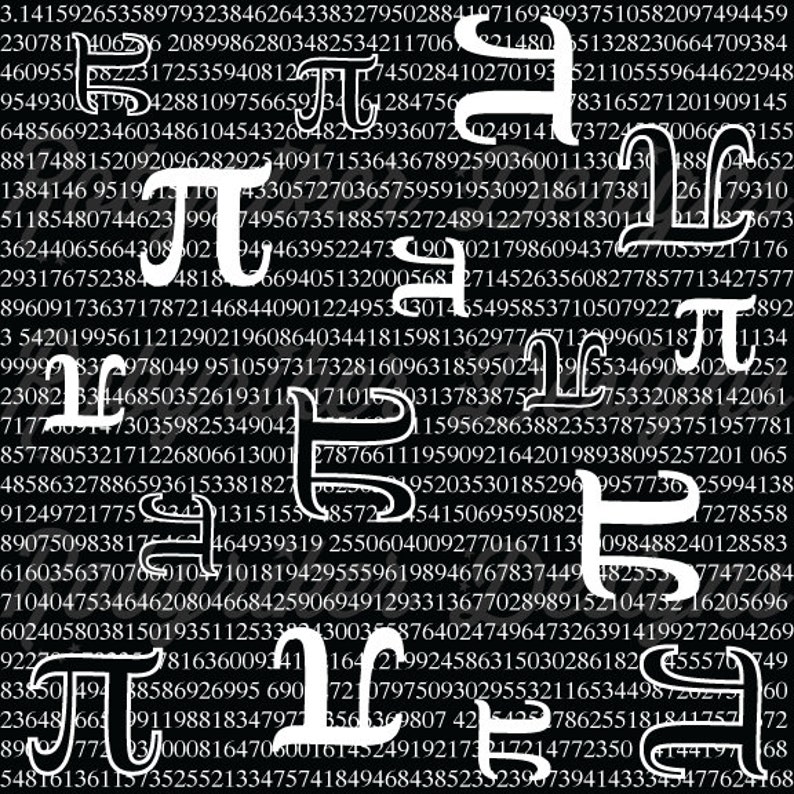 Pi Are Square Cotton Math Fabric Fat Quarter - Etsy