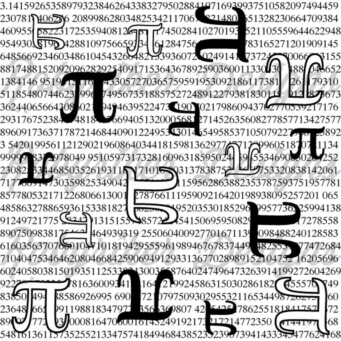 Pi Are Square Cotton Math Fabric Fat Quarter - Etsy