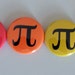 Colorful Neon Pi Nerdy Geeky Math 1 Pinback Button Gifts Under 5 ...