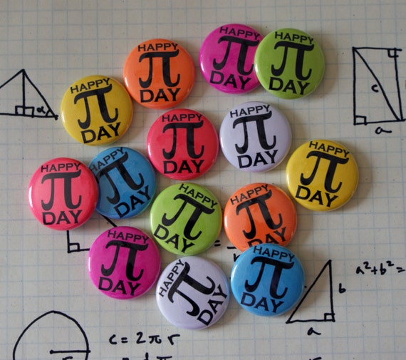 Party Pack: 10 Pi Day Colorful Nerdy Geeky Math 1 - Etsy