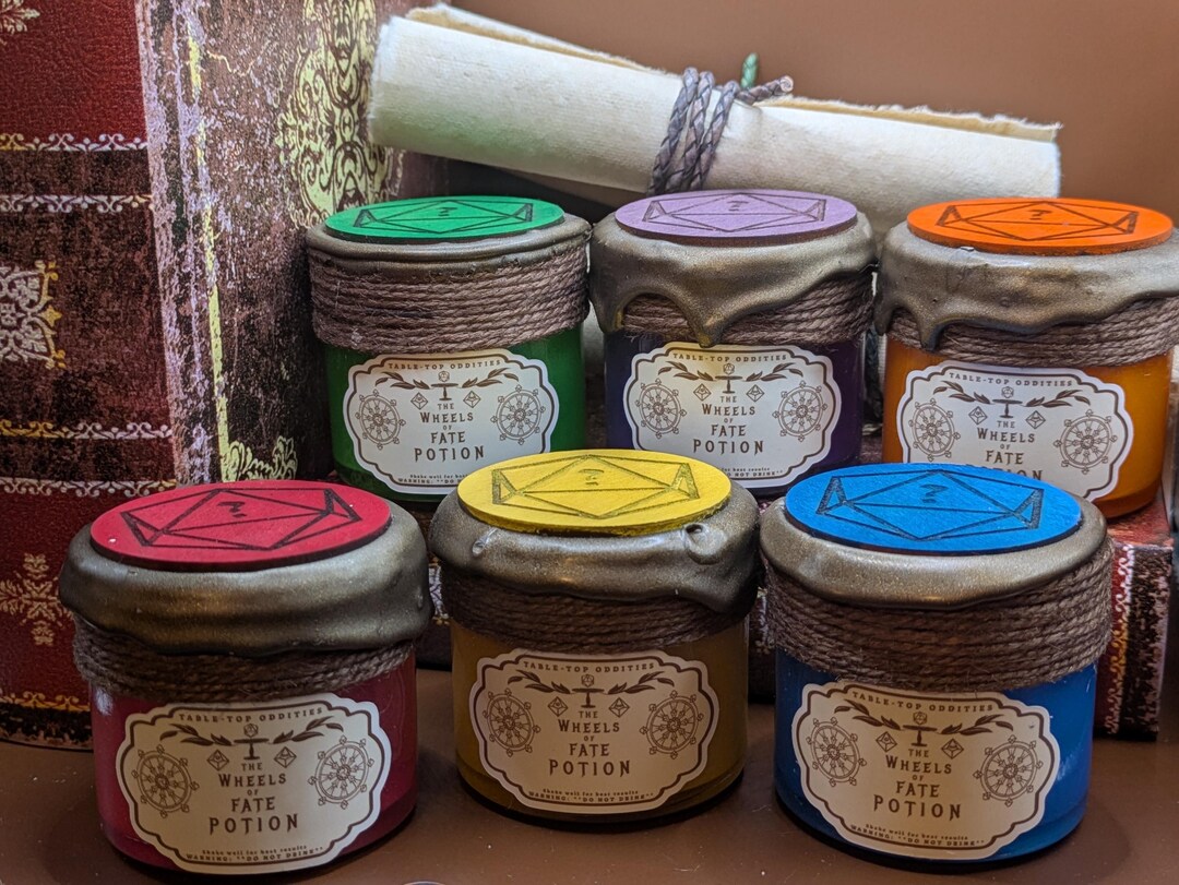 D100 Dice Potion: Wheels of Fate Potion - Etsy