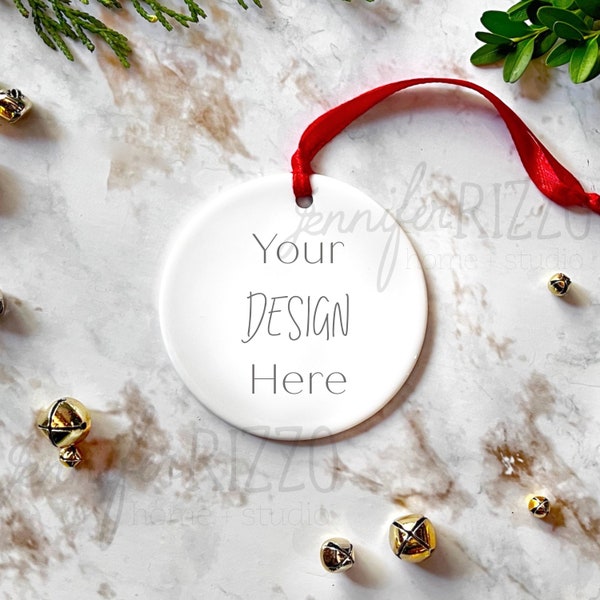 Flat Round Ornament - Etsy
