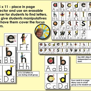 Letterland Phonics - ABC Cards to Print - Different Sizes - Classroom ...