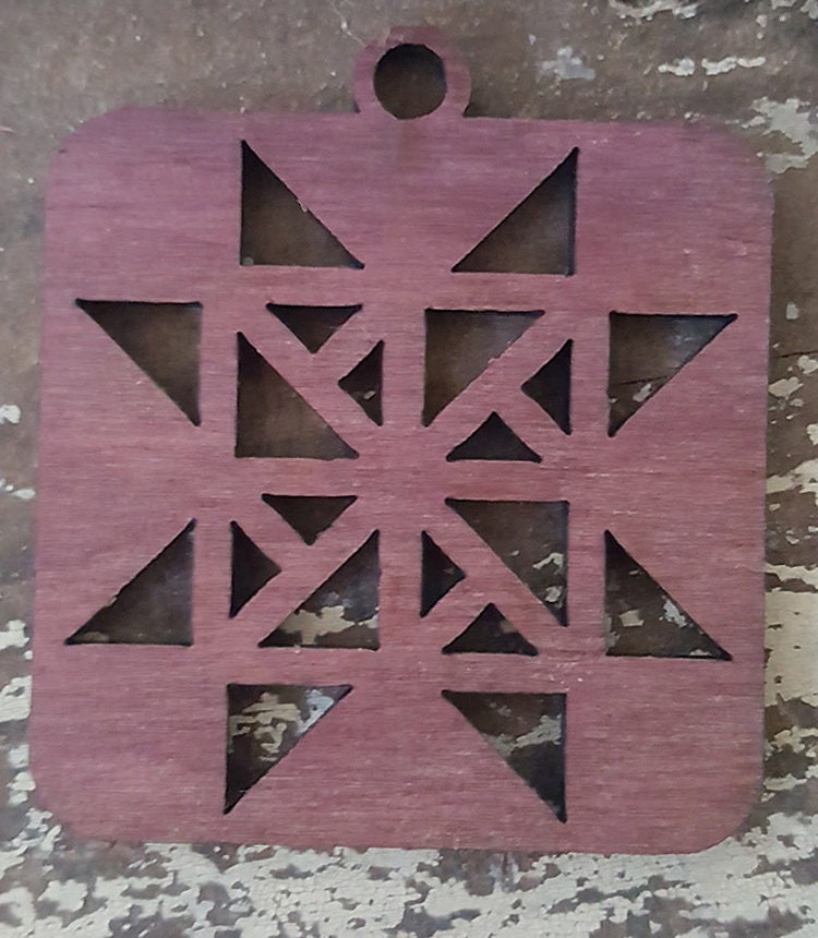 Quilt Block Keychain - Etsy