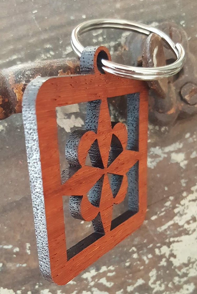 Quilt Block Keychain - Etsy