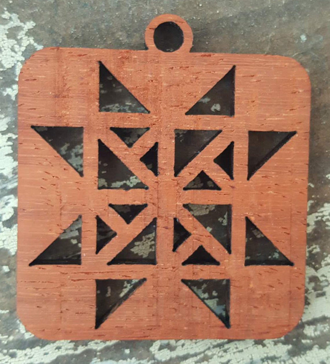 Quilt Block Keychain | Etsy