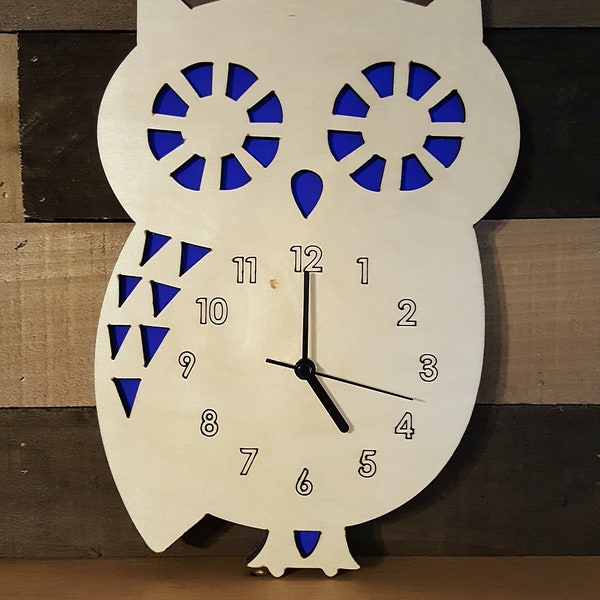 Owl Clock - Etsy