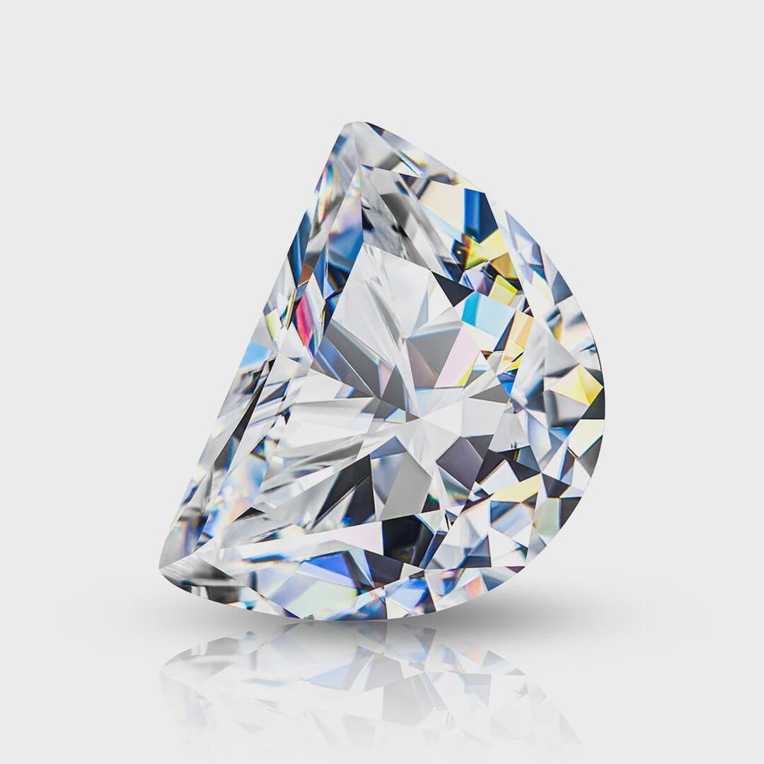 Half Moon Cut Lab Grown Diamond – Rose Cut Loose CVD Diamond, Lab ...