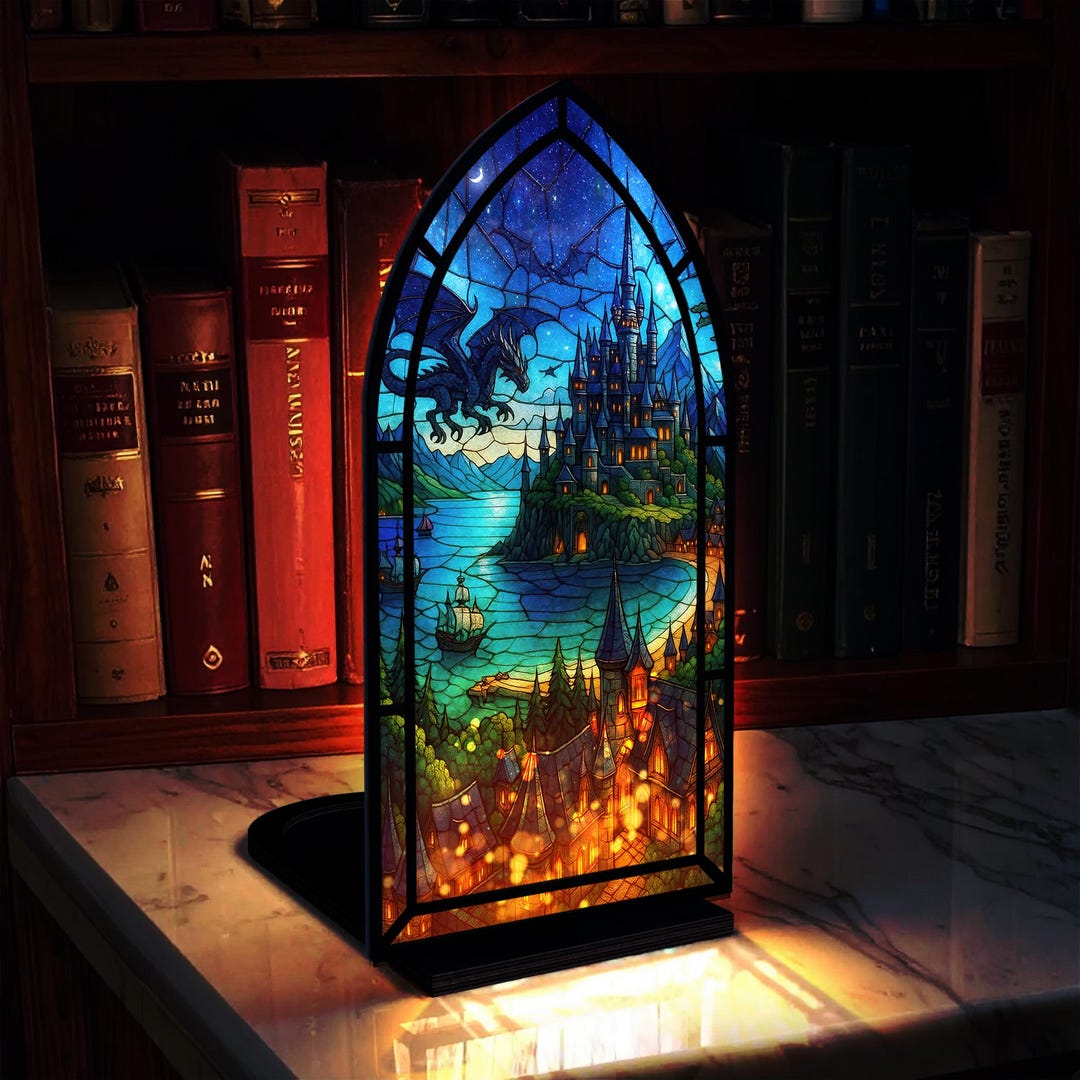 Black Dragon Castle Book Nook, Fantasy Library Insert, Magical ...
