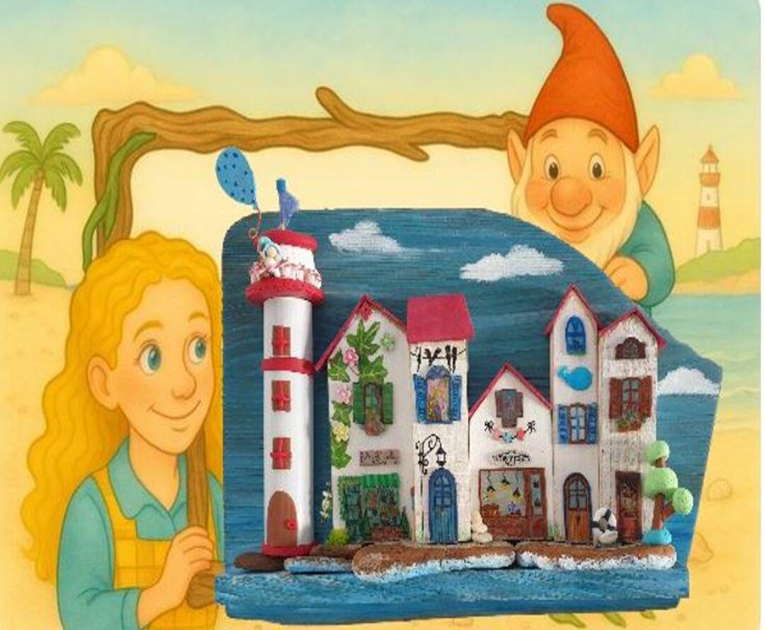 The Hanging Village | Handmade Wall Art | Original Coat Rack | Recycled ...