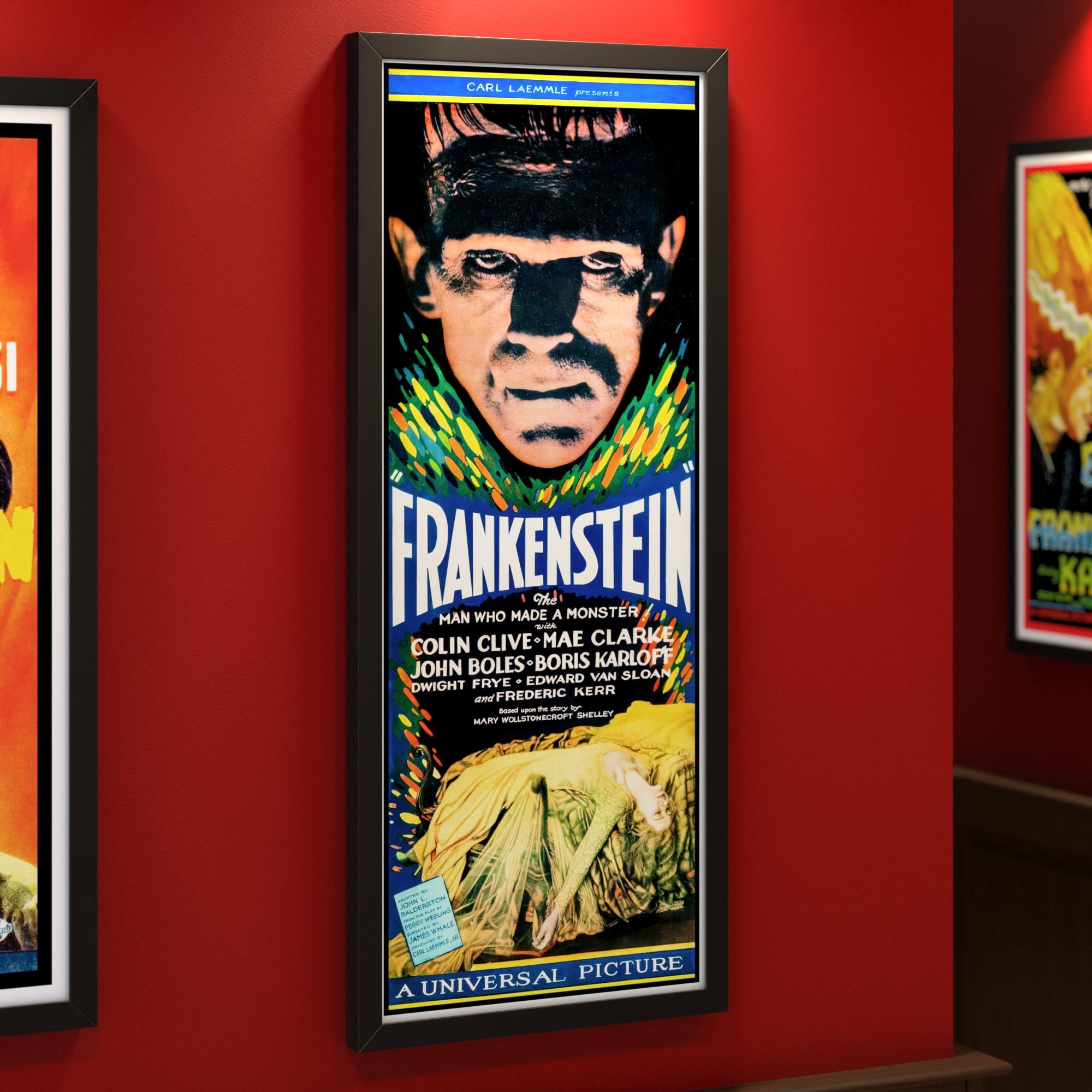 Frankenstein Classic Monster Poster FRAME NOT INCLUDED Boris Karloff - Etsy