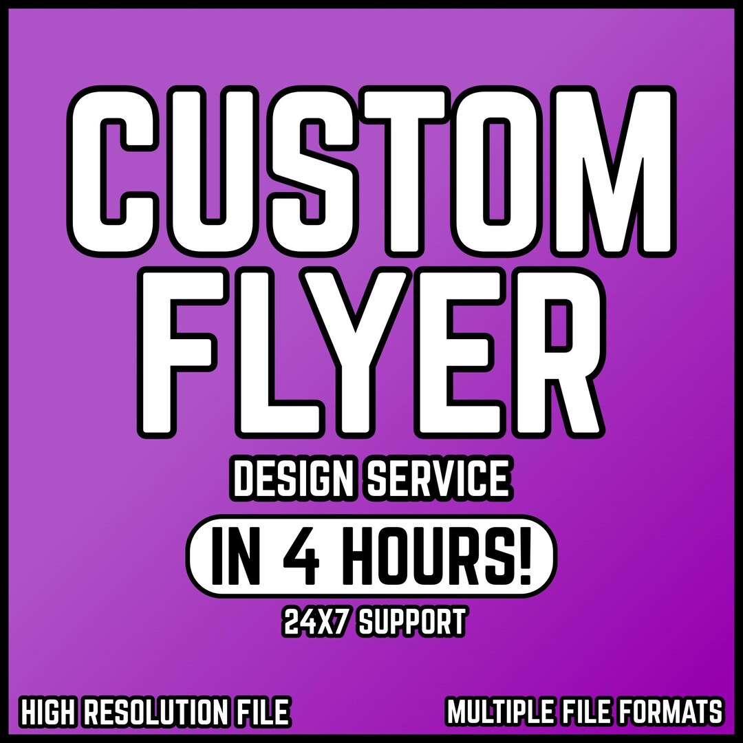 Personalized Flyer Design | Custom Poster Design for Business | Custom ...