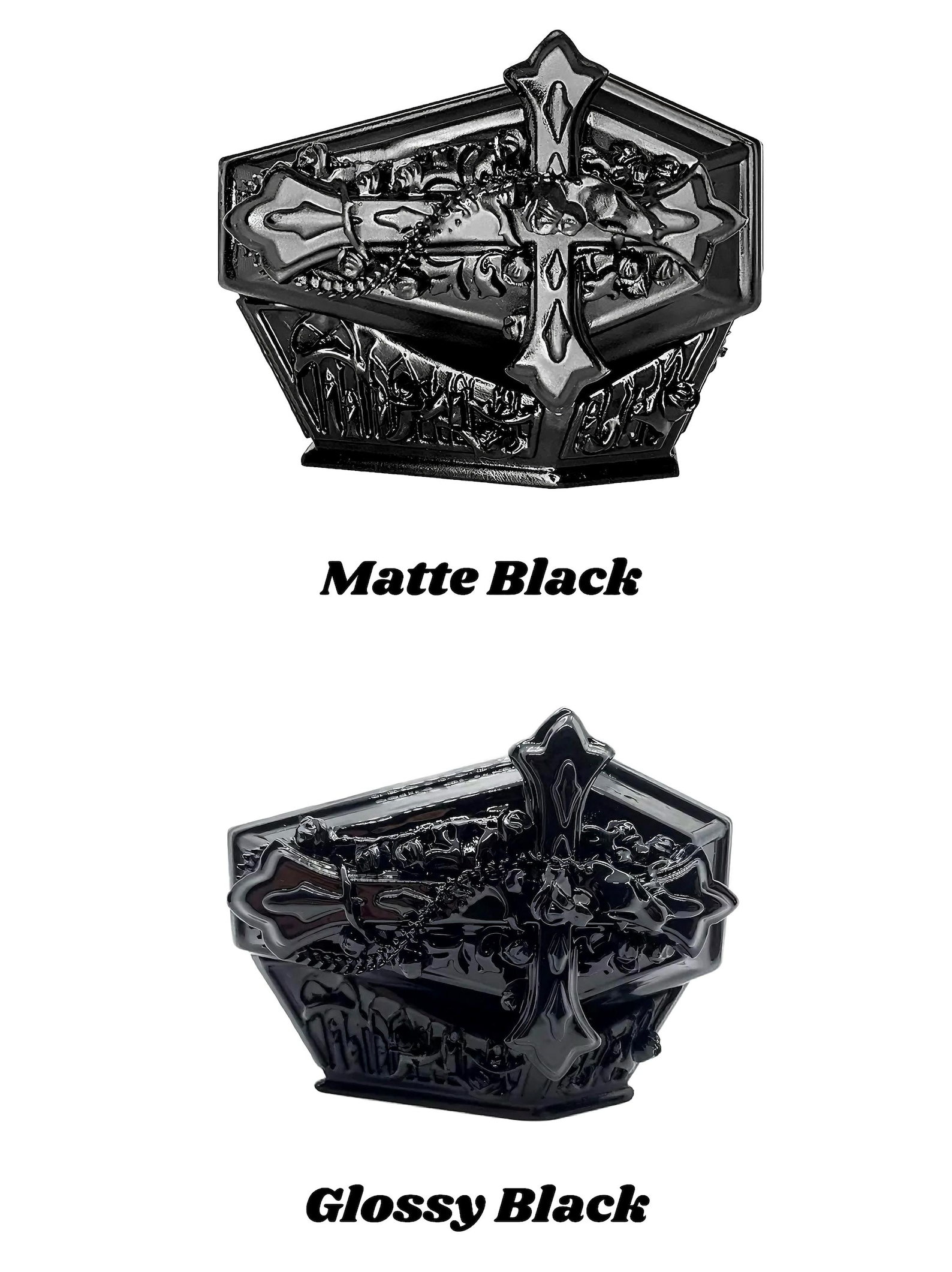 3D Printed Gothic Coffin Case ,earphone Protective Case, Unique Dark ...