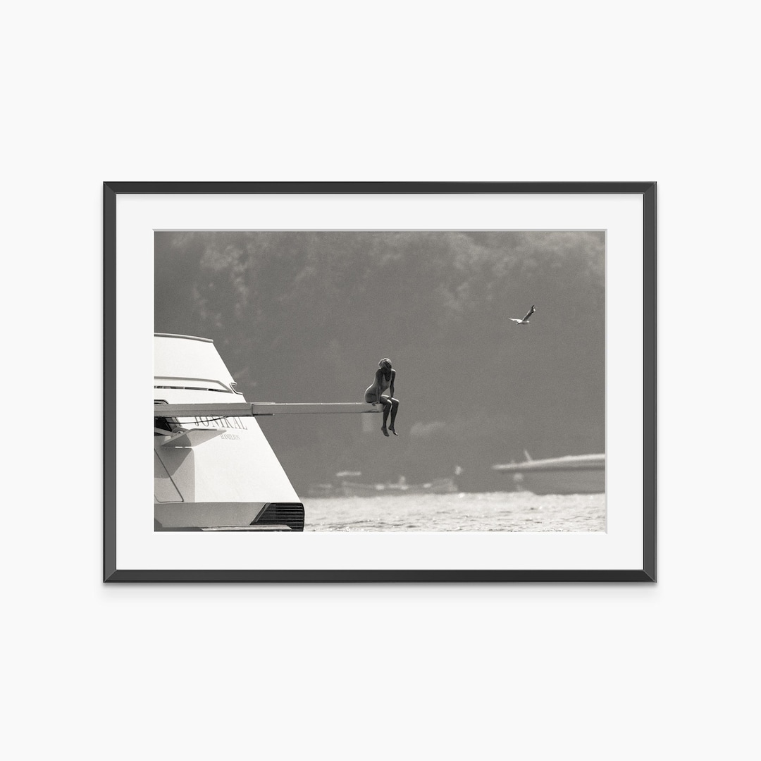Princess Diana on Yacht, Photography Prints, Diving Board, Retro Poster ...