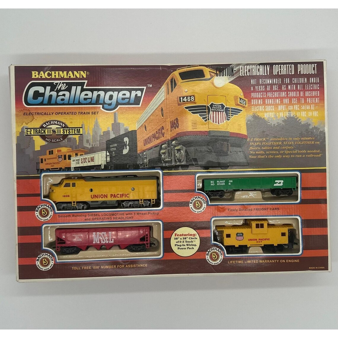 Rare! Bachmann the Challenger Train Set HO Scale E-Z Track System ...