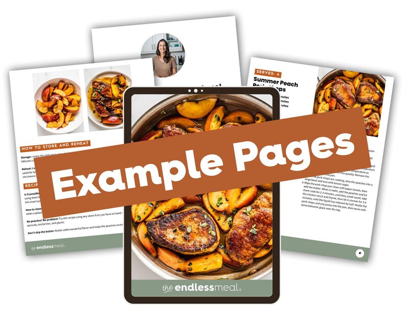 Summer Peach Pork Chops Recipe: Easy Dinner (digital Download) - Etsy