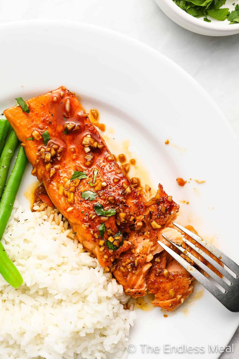 Honey Glazed Salmon Recipe: Sweet & Sticky Fish (digital Download) - Etsy