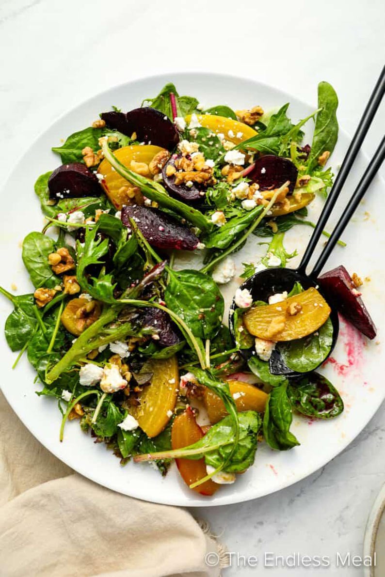 Beet Goat Cheese Salad Recipe: Maple Vinaigrette (digital Download) - Etsy
