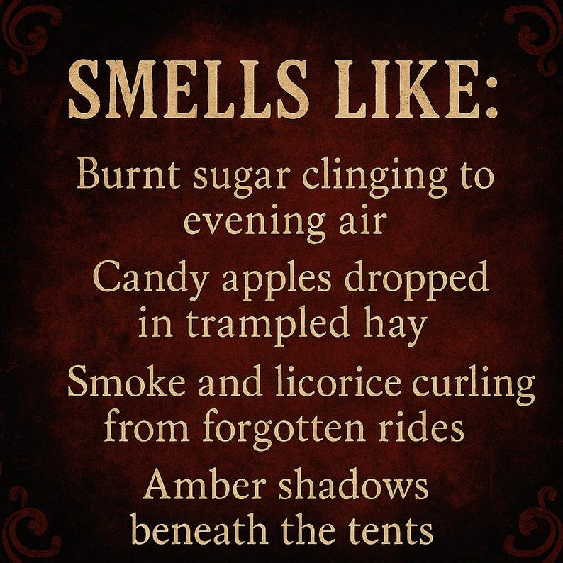 CREEPY CARNIVAL Roll on Perfume -10 Ml, Gourmand, Haunted Atmosphere ...