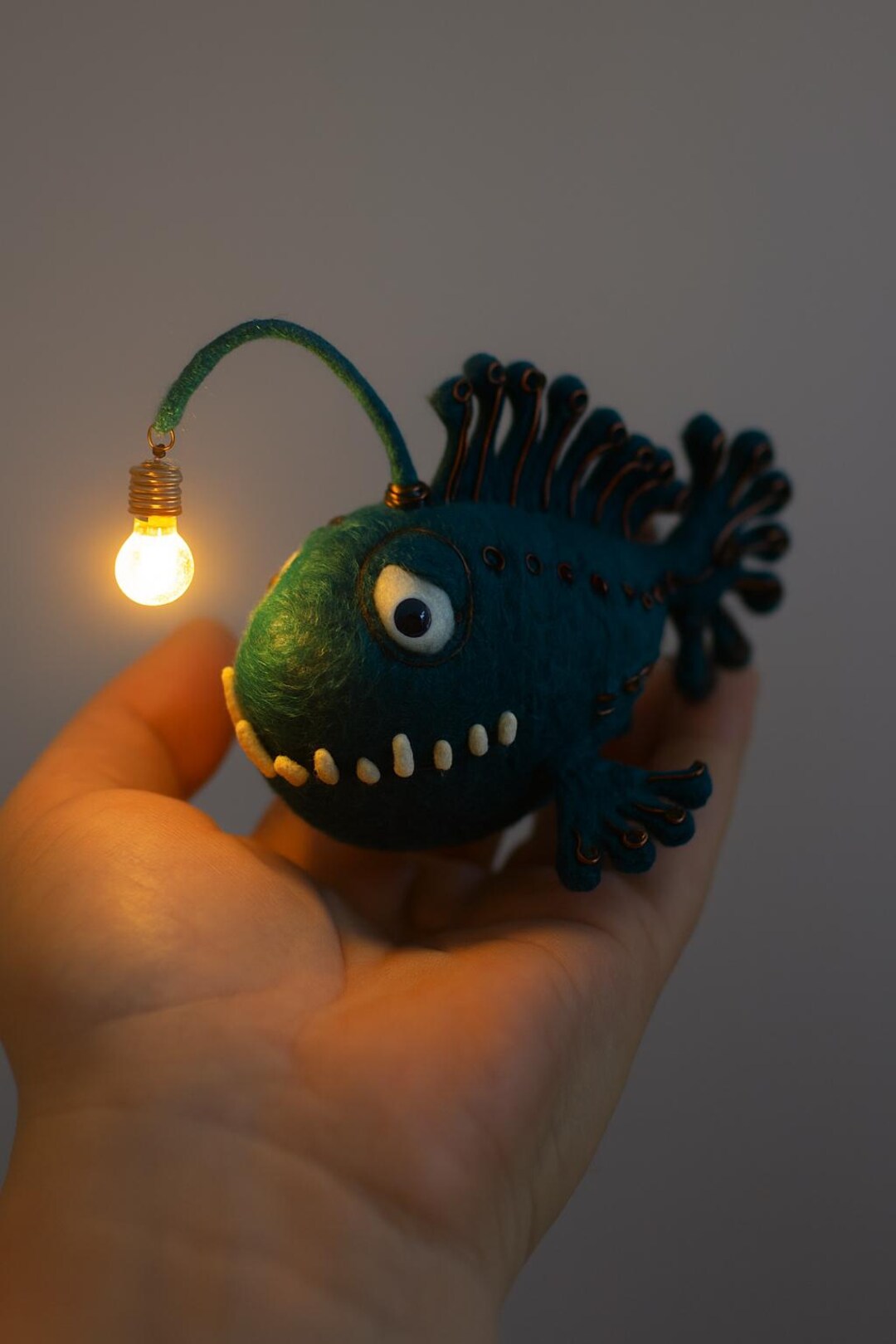 Detailed Anglerfish Crochet Pattern PDF, Amigurumi Deep Sea Fish Toy ...