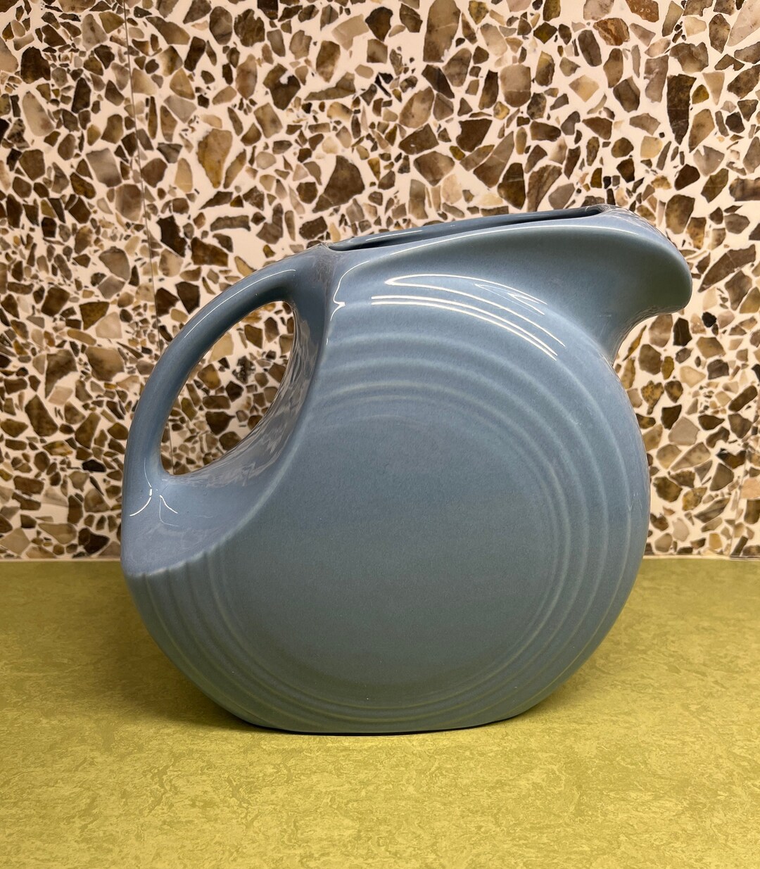 Fiestaware Disc Pitcher Periwinkle Vintage Light Blue in Beautiful ...