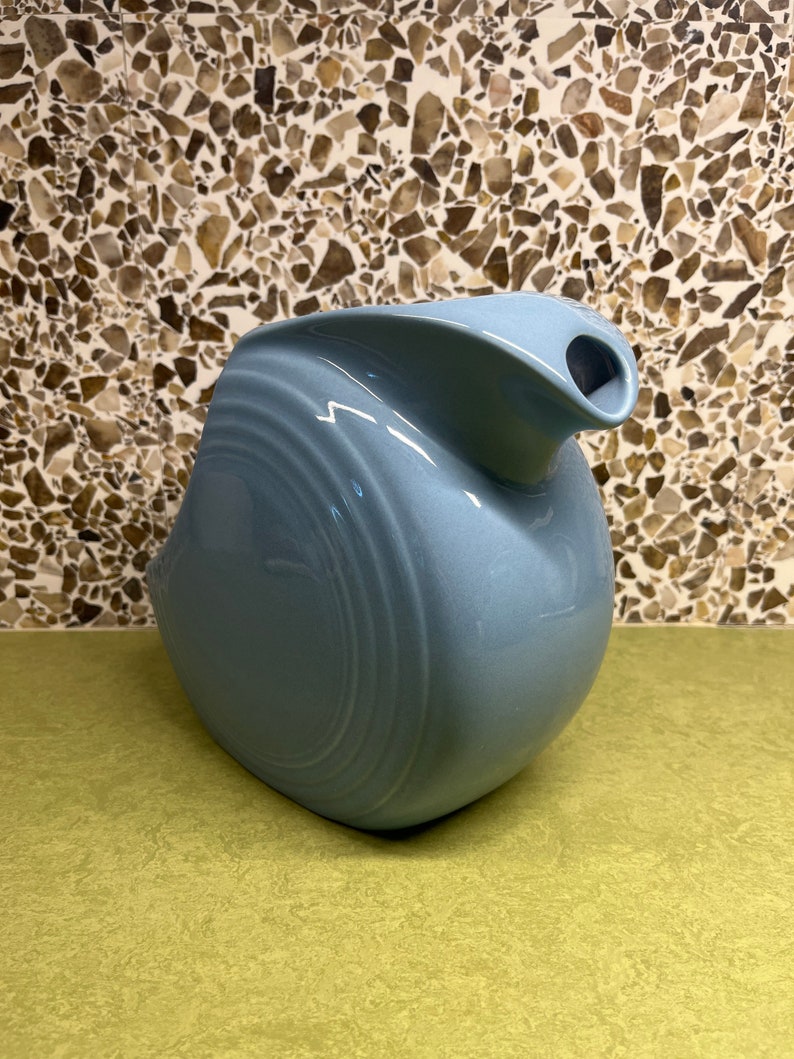 Fiestaware Disc Pitcher Periwinkle Vintage Light Blue in Beautiful ...