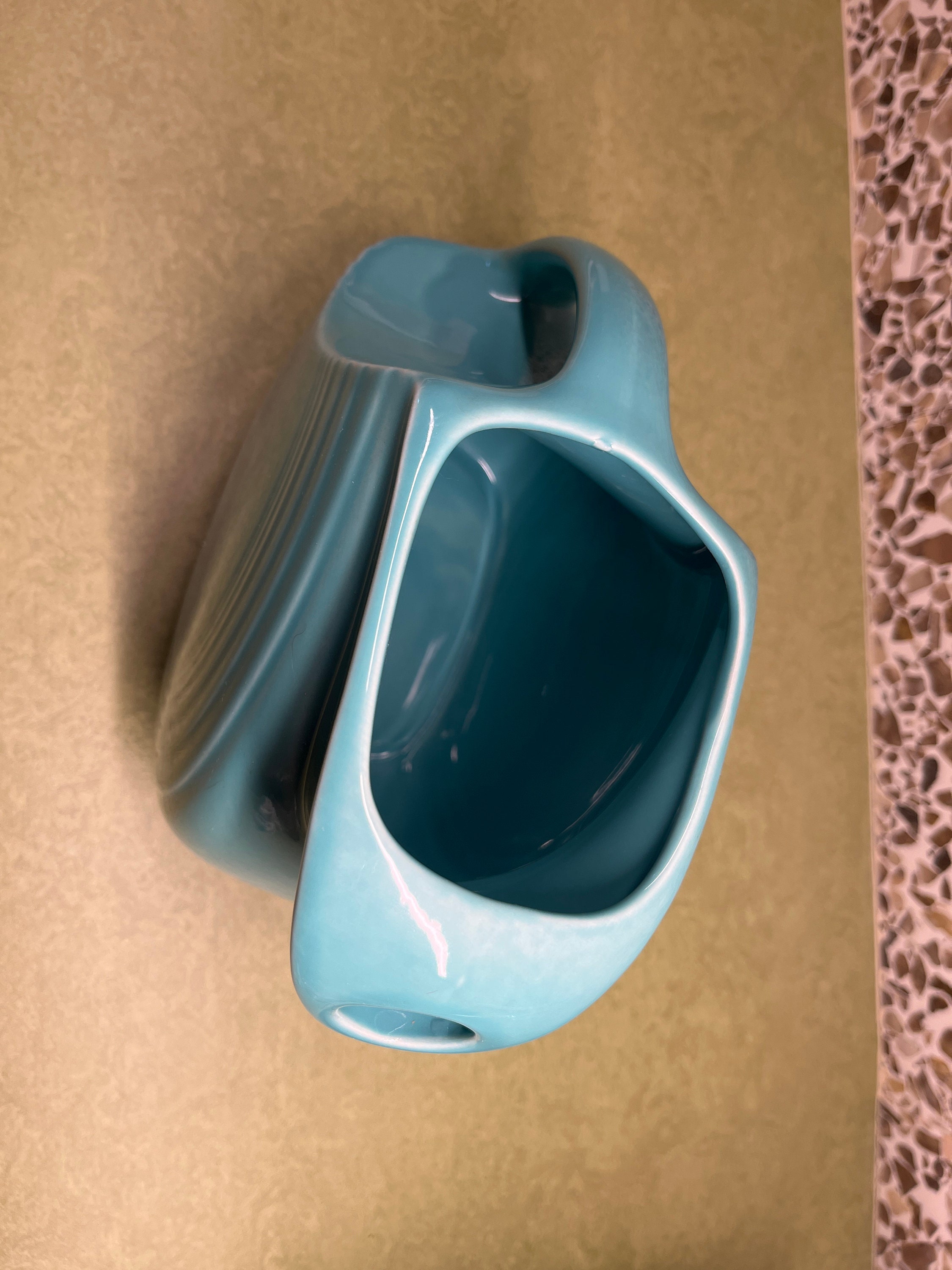 Fiestaware Disc Pitcher Turquoise Vintage Green Blue in Beautiful ...