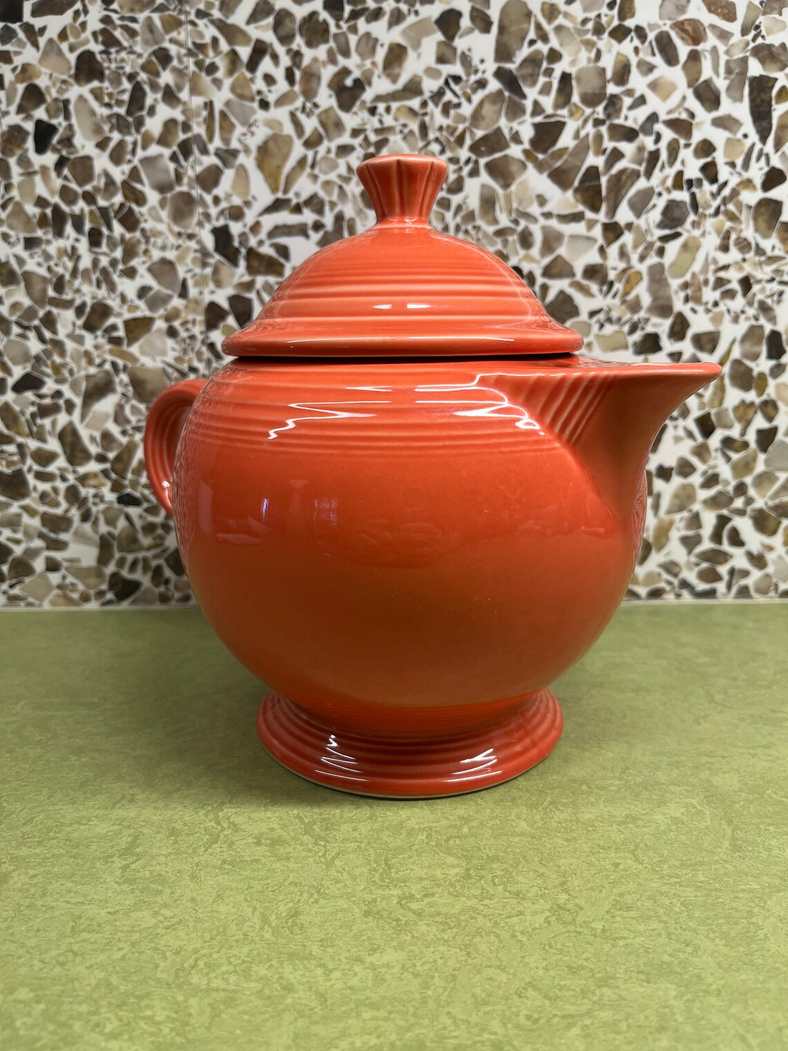 Vintage Fiestaware Teapot, Persimmon Orange, Unused Condition - Etsy