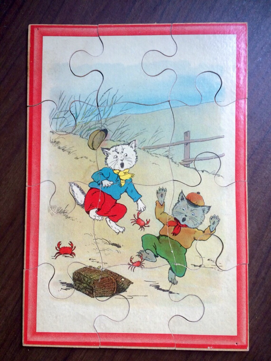 Vintage Picture Puzzle Parker Brothers Comical Animals Set of - Etsy