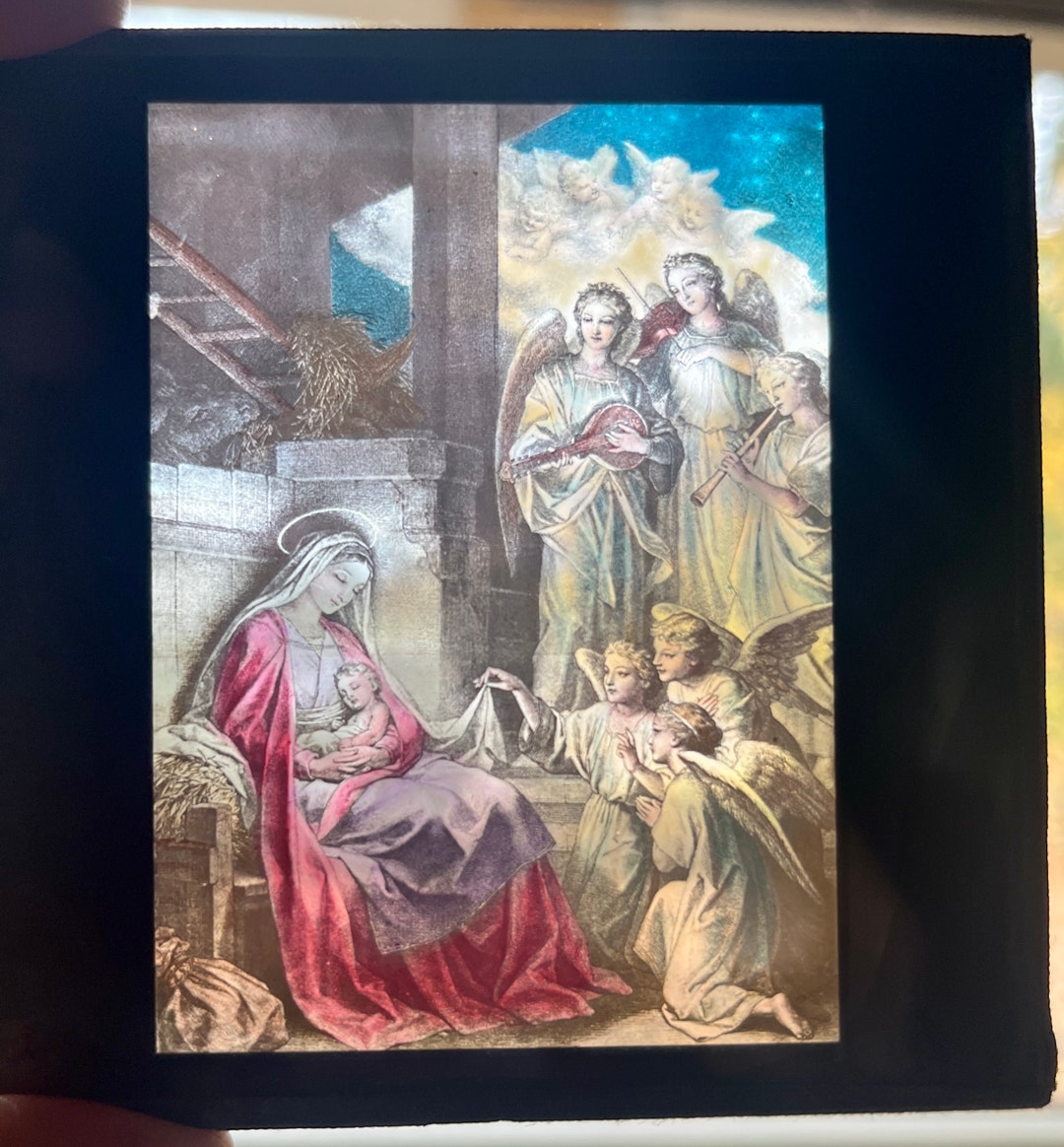 Antique Religious Magic Lantern Glass Slides 1895 Christian Theme ...