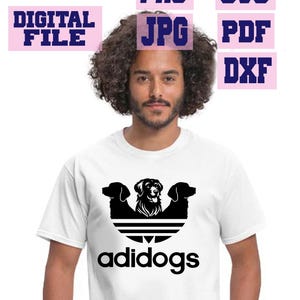 Svg/png/jpg/pdf/dxf Adidogs Logo Adidog Funny Dog Lovers Dog Bones ...