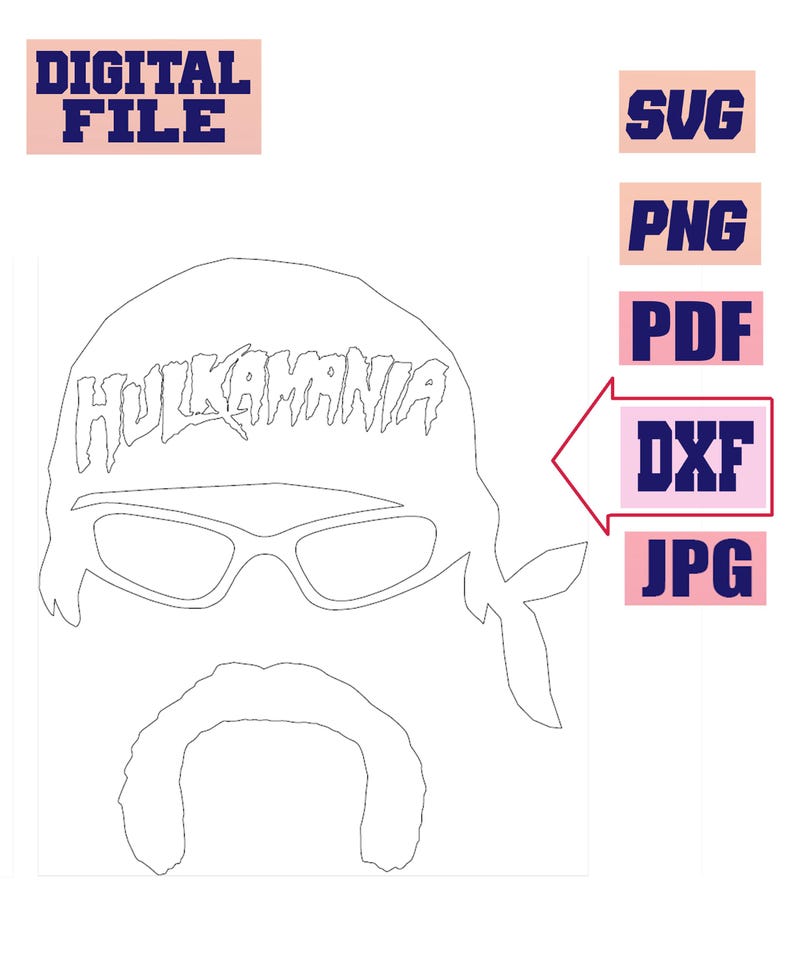 Hulk Hogan Tribute Vector Cut File: Wrestling Legend Memorial (digital ...