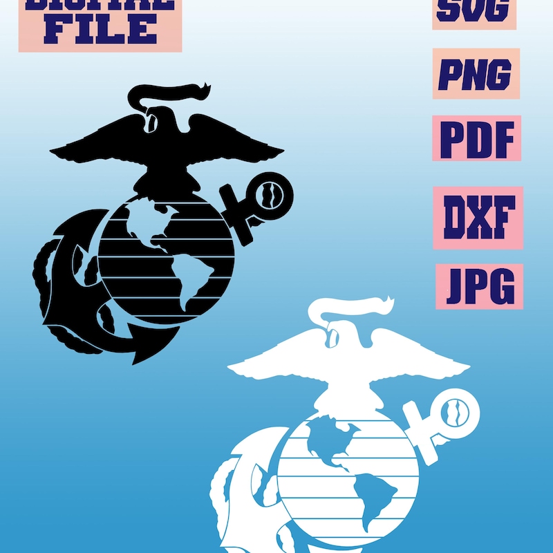 Navy Eagle Anchor Svg - Etsy