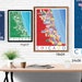 Chicago Type Map - Etsy