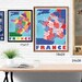 France Type Map - Etsy