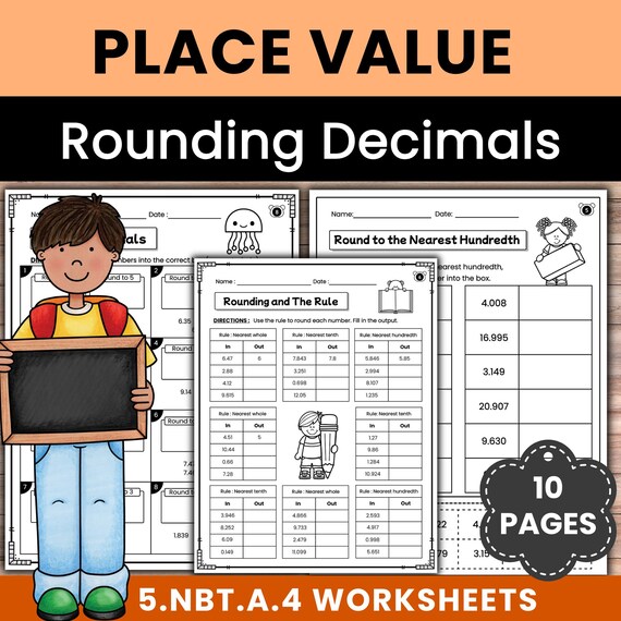 Rounding Decimals Worksheet Year 5