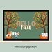 Cozy Dental Fall Wallpaper | Tooth Aesthetic Digital Download - Etsy
