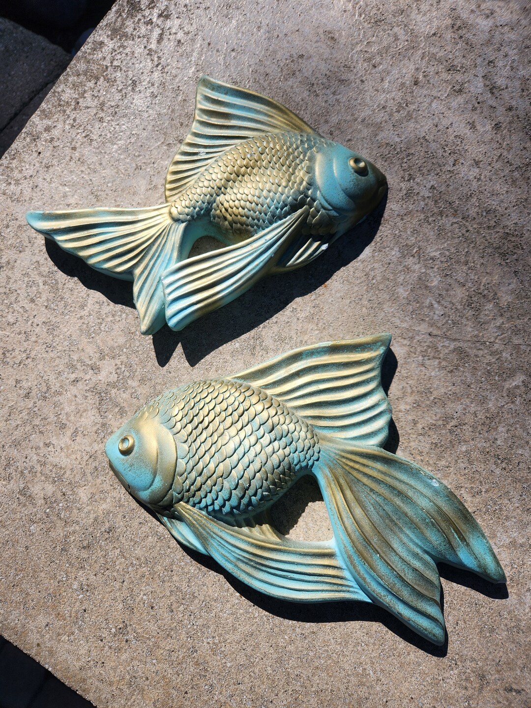 Vintage Miller Plaster Fish Wall Plaques - Etsy