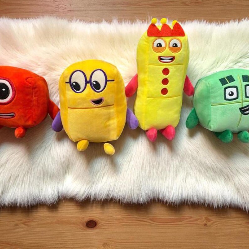 Cartoon Number Plushes, Educational Doll Toys, Math Plush, 1-10numbers ...
