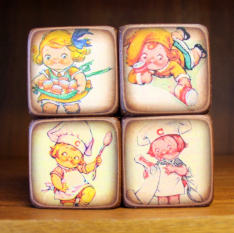 Vintage Style Campbell Soup Kids Blocks | Etsy