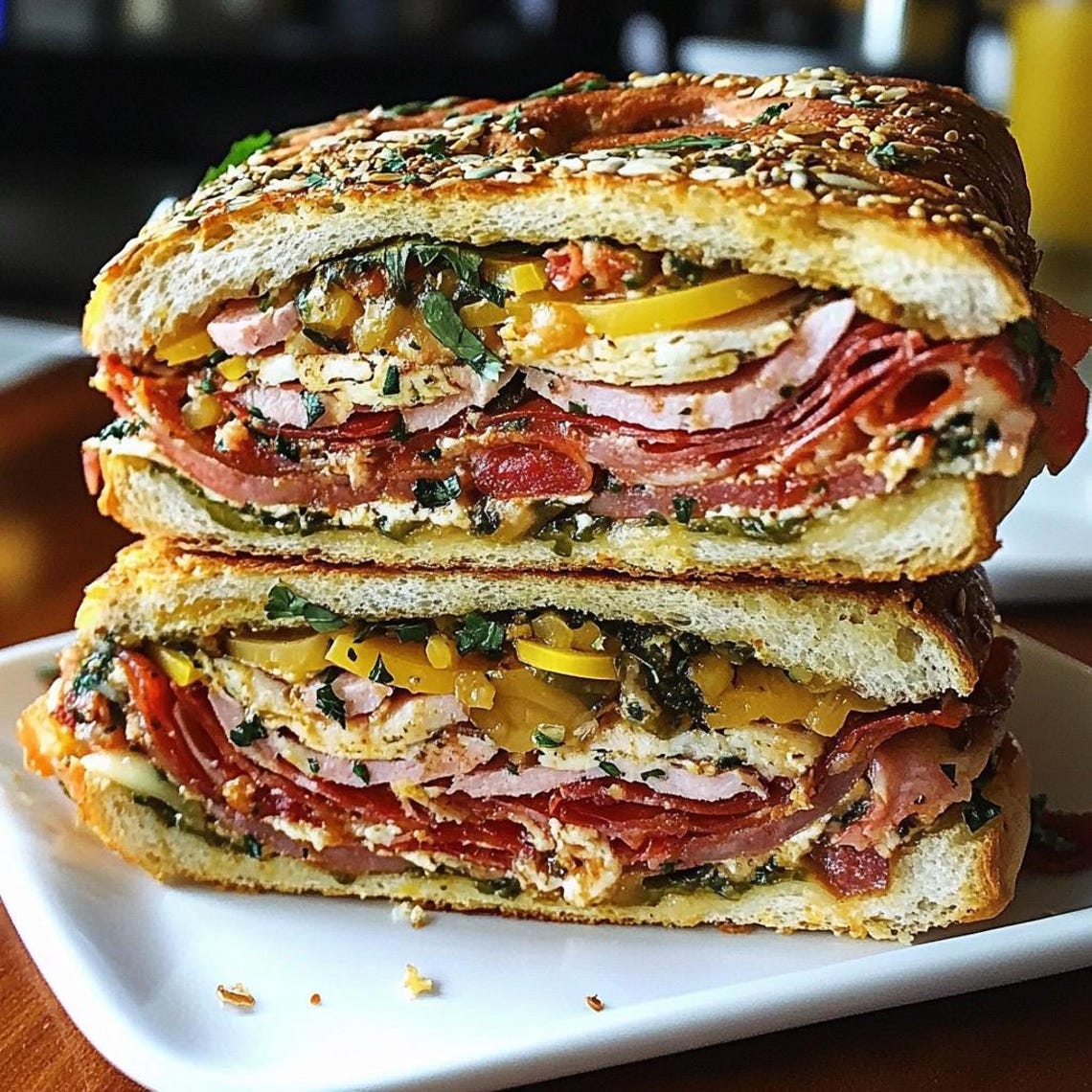 Classic Muffuletta Sandwich Bold | Briny & Packed With Italian Flavor ...