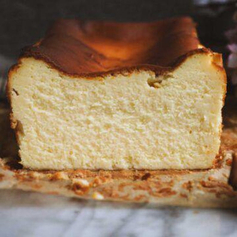 Basque Cheesecake Loaf Pan Recipe | Instant Download Tutorial . - Etsy