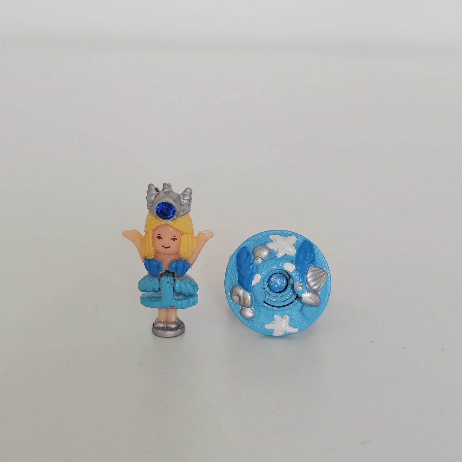 Vintage Polly Pocket Ring – Sky Princess Bluebird (1992) Complete Set ...